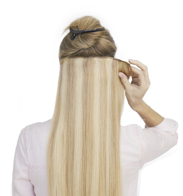 Clipping In Hair Extensions & Wrap Ponytails | Cashmere Hair | Instructions